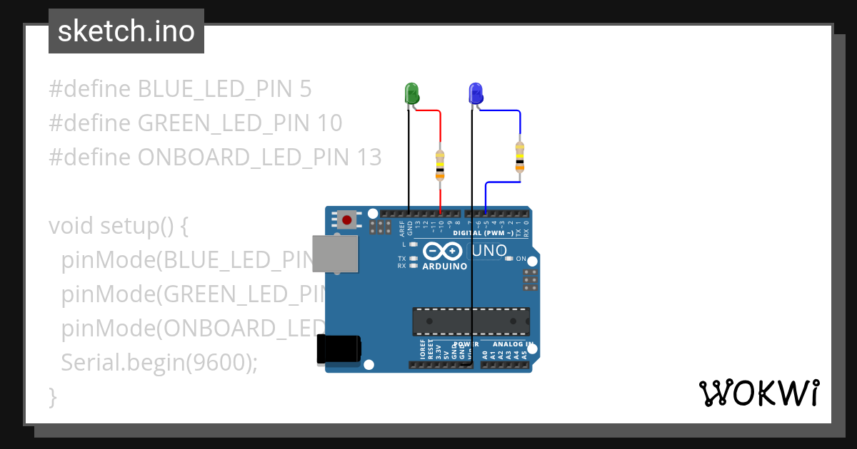 Blinkingledssolution Wokwi Esp32 Stm32 Arduino Simulator 2483