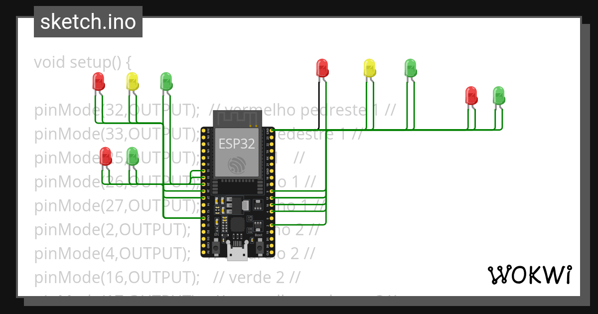 semaforo_EXP_32 Copy - Wokwi ESP32, STM32, Arduino Simulator