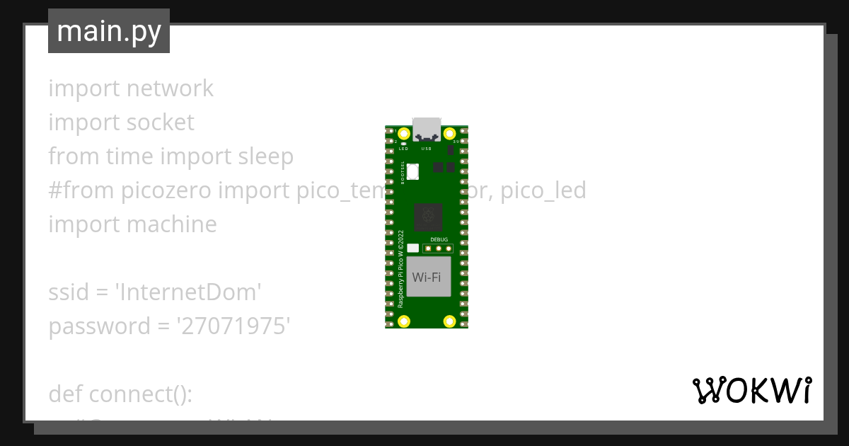 sg-wifi - Wokwi ESP32, STM32, Arduino Simulator