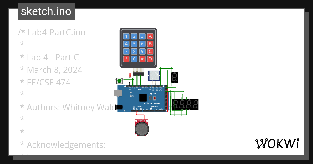 Lab4-TaskC - Wokwi ESP32, STM32, Arduino Simulator