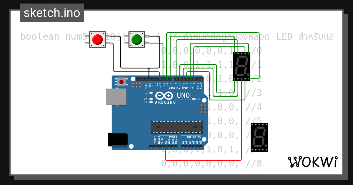 7 Segment Sw1sw2 Copy Wokwi Esp32 Stm32 Arduino Simulator 