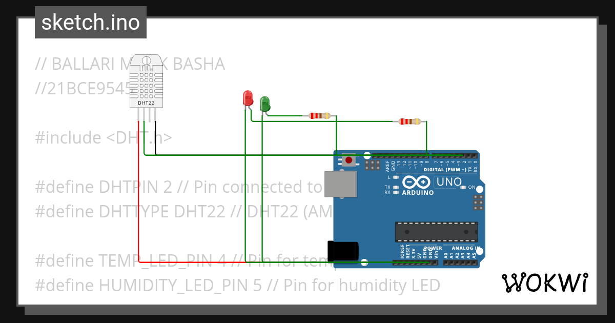 uno DHT22 sensor Copy - Wokwi ESP32, STM32, Arduino Simulator