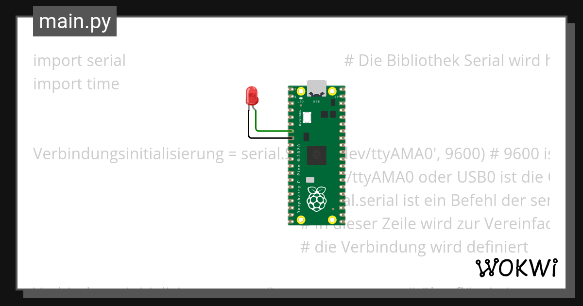 Python grundsätze - Wokwi ESP32, STM32, Arduino Simulator