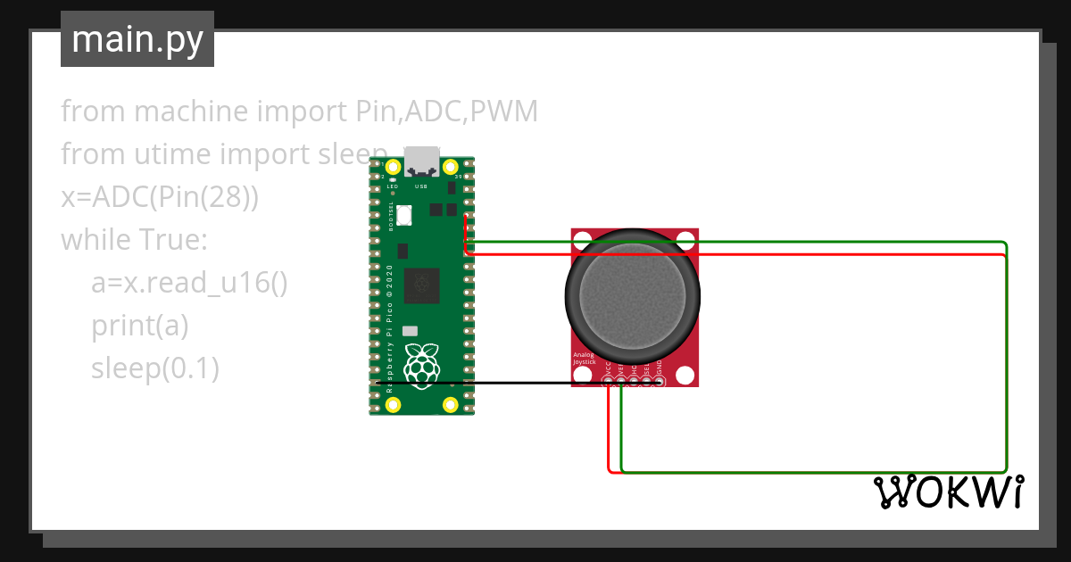 joystick - Wokwi ESP32, STM32, Arduino Simulator