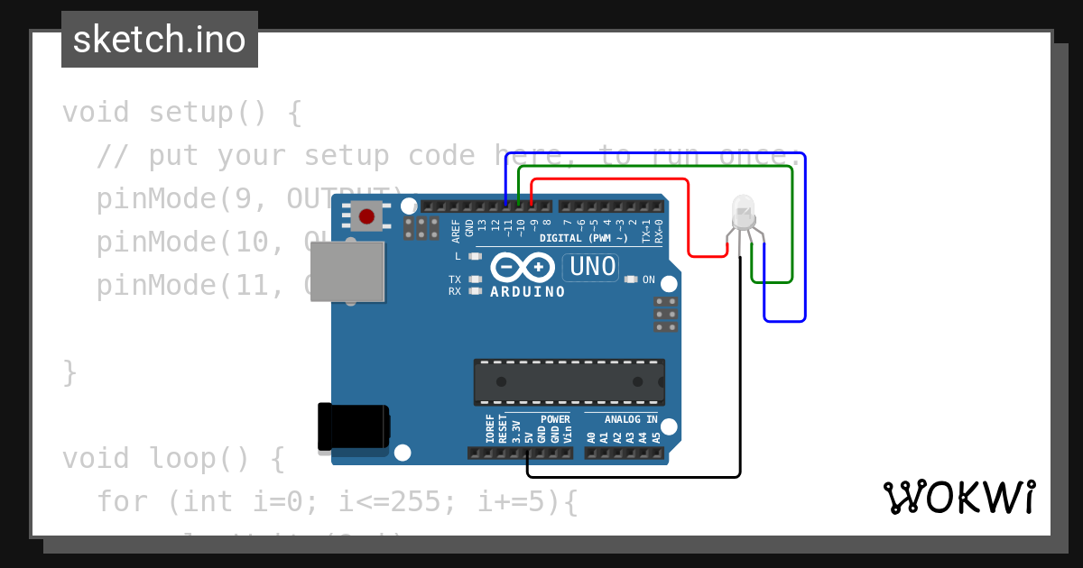 Rgb For Ile Wokwi Esp32 Stm32 Arduino Simulator