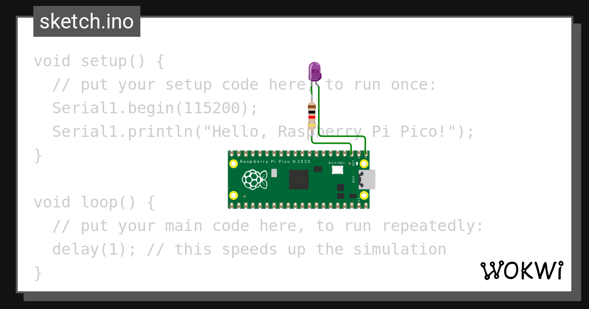 First Section Wokwi Esp32 Stm32 Arduino Simulator