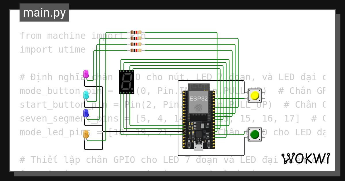 Máy Giặt Wokwi Esp32 Stm32 Arduino Simulator