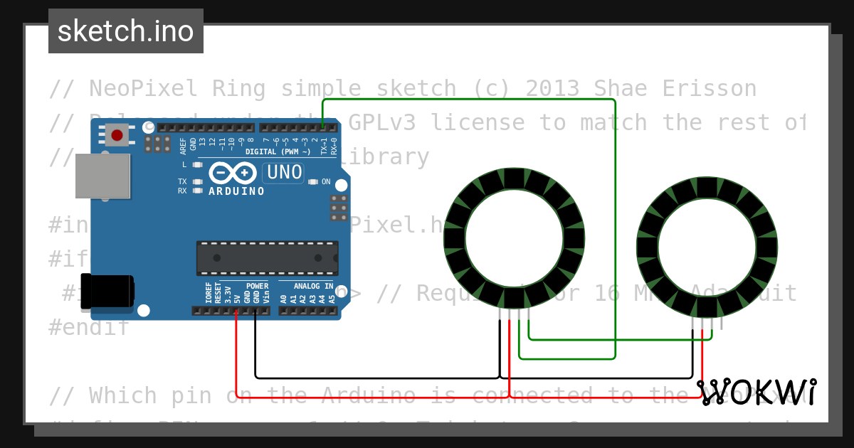 Neopixel Ring 1 Wokwi Esp32 Stm32 Arduino Simulator 9232
