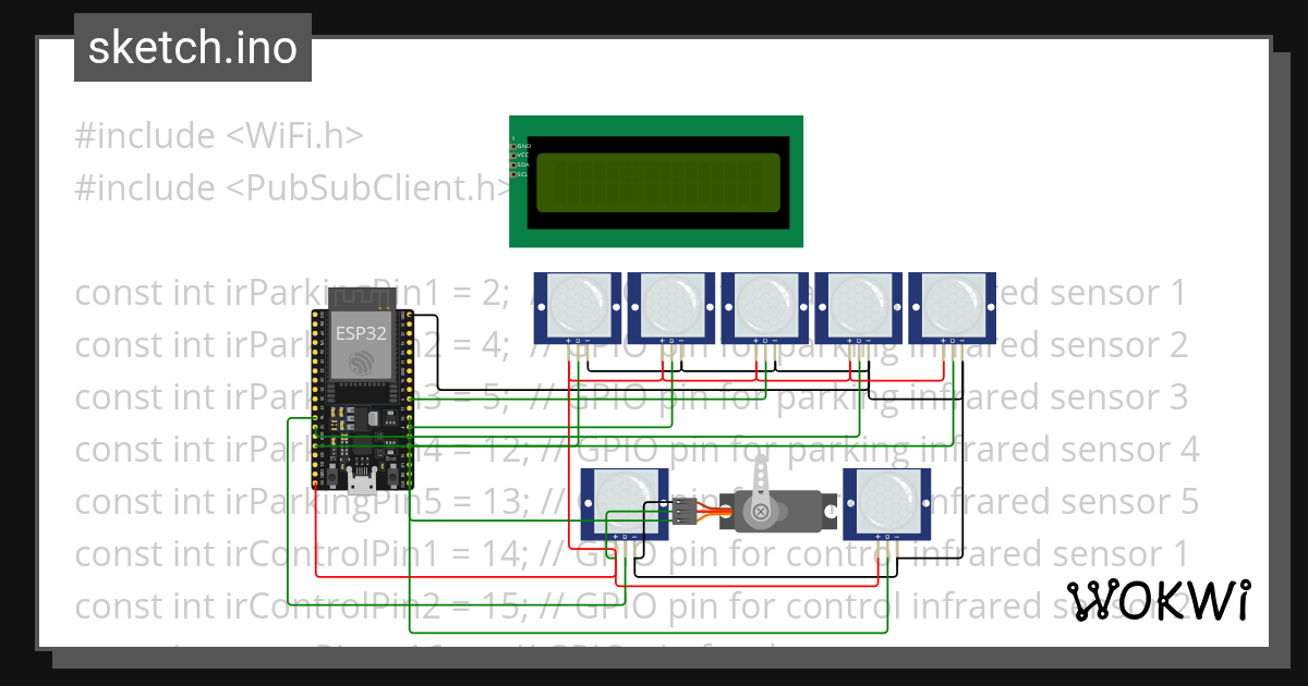 Parking Copy Wokwi Esp32 Stm32 Arduino Simulator 6363