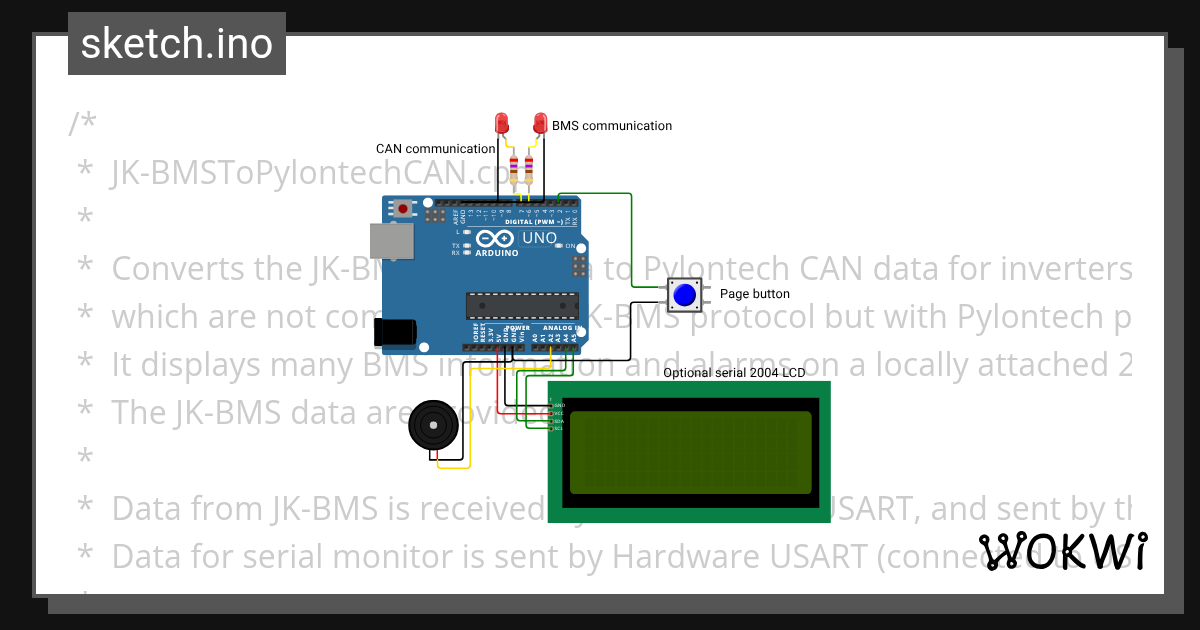 Wokwi - Online ESP32, STM32, Arduino Simulator