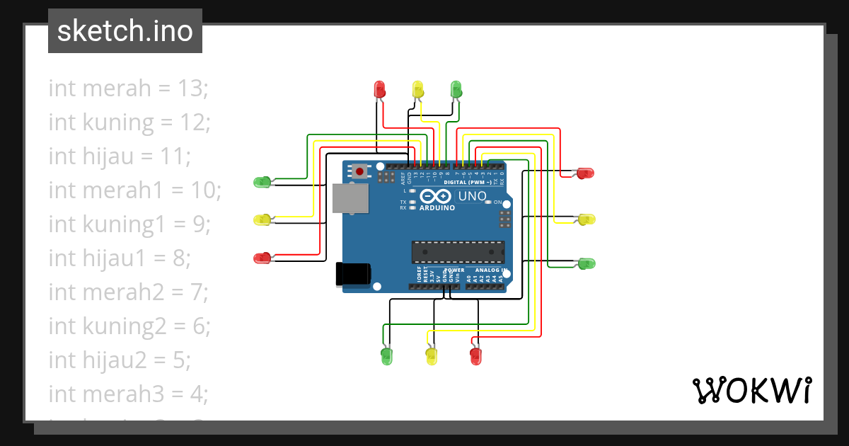 Tugas ARDUINO SITI NURJANAH - Wokwi ESP32, STM32, Arduino Simulator