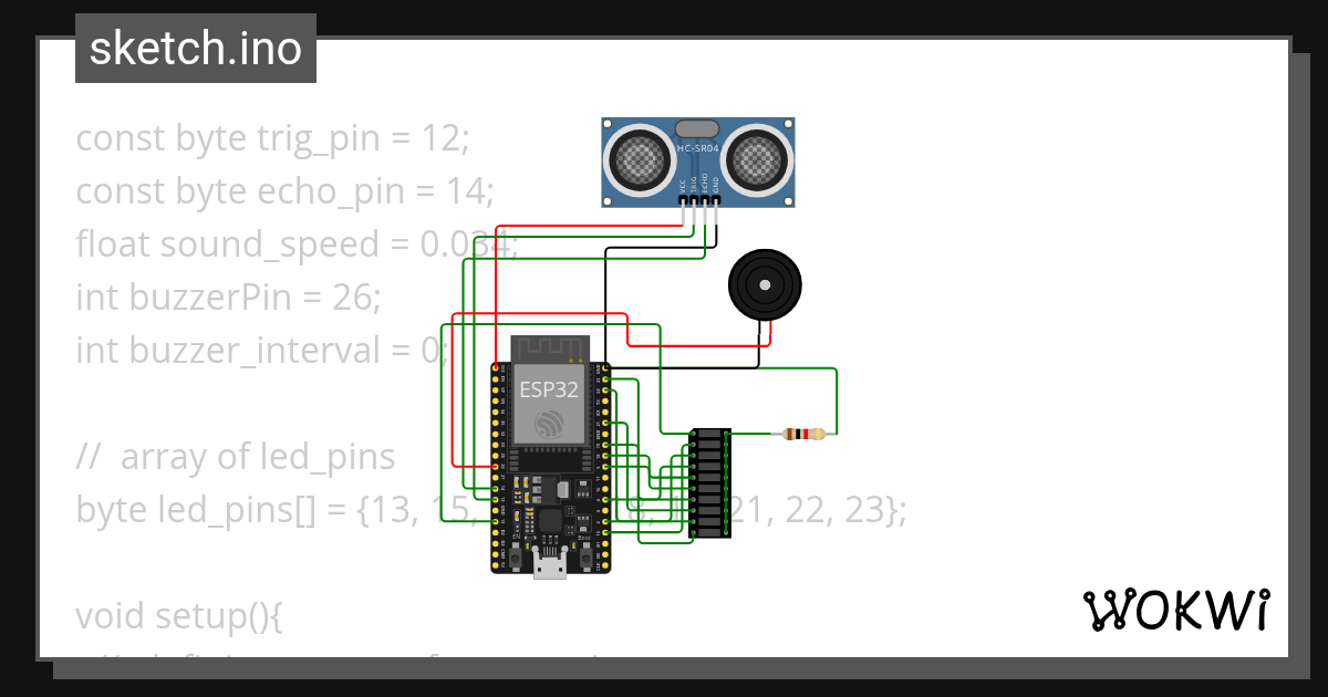 Distance Sensor Iyf Wokwi Esp32 Stm32 Arduino Simulator 4116