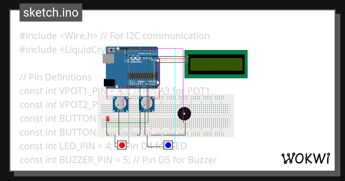 embedded lab 3 - Wokwi ESP32, STM32, Arduino Simulator