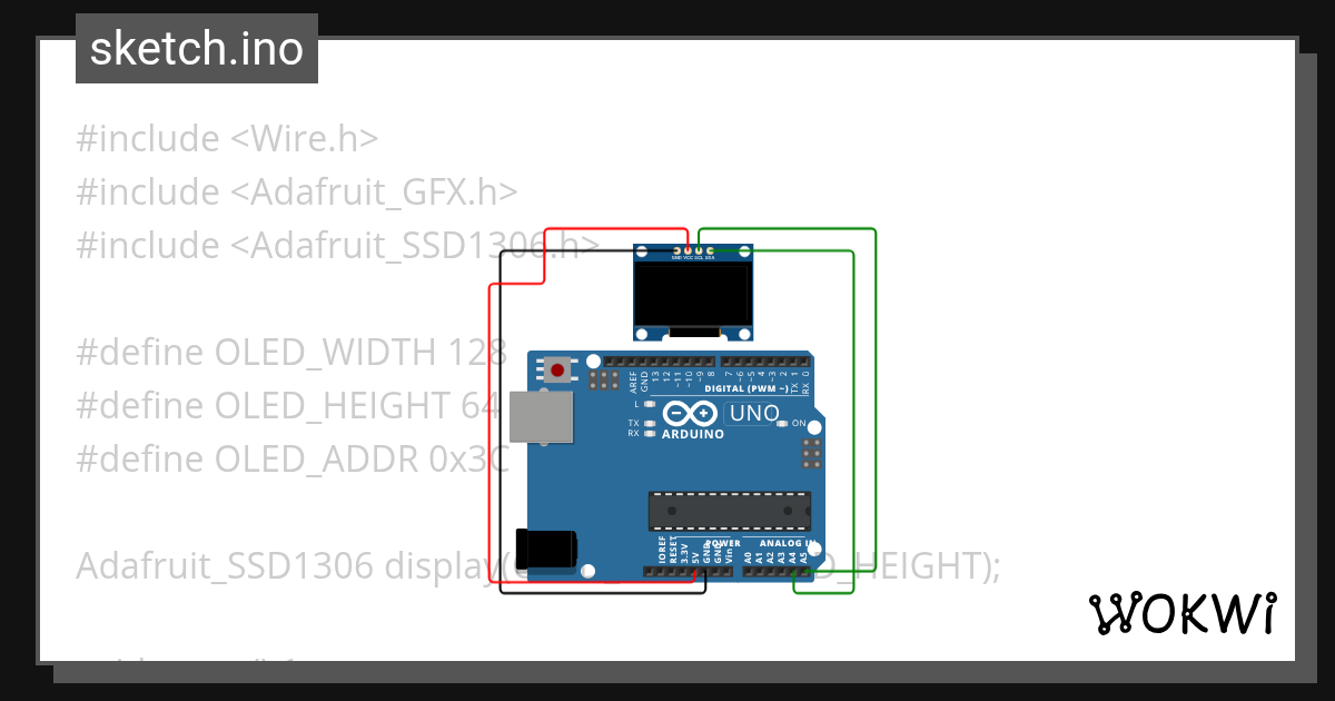 OLED Display - Wokwi ESP32, STM32, Arduino Simulator OLED Display - Wokwi ESP32, STM32, Arduino Simulator