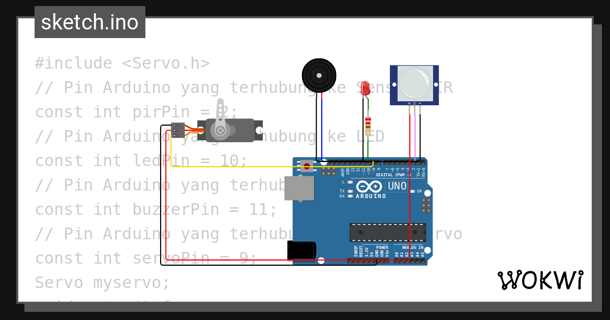 Motor Servo1 Wokwi Esp32 Stm32 Arduino Simulator