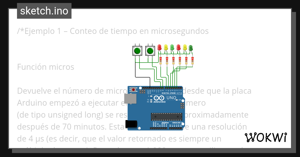 Multitasking_función millis - Wokwi ESP32, STM32, Arduino Simulator