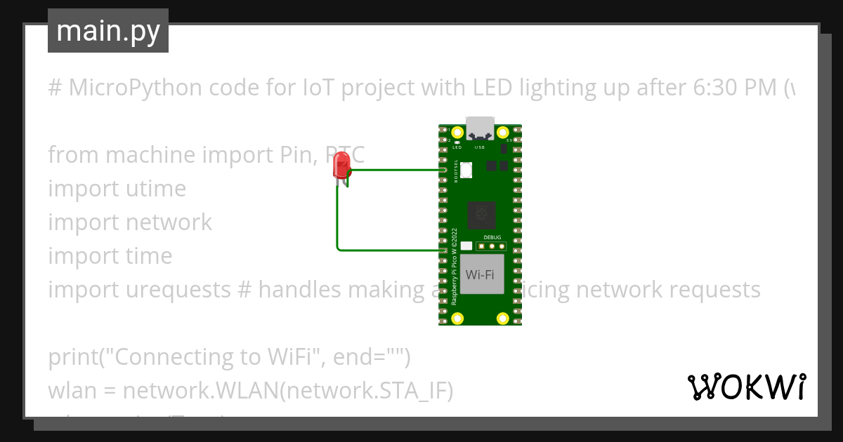 LIghts On - Wokwi ESP32, STM32, Arduino Simulator