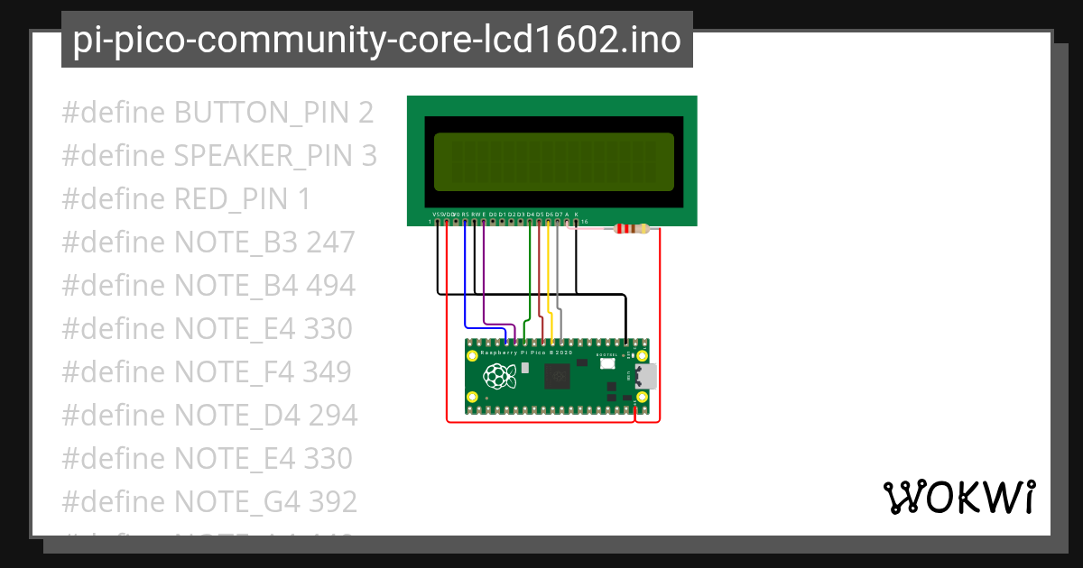 Pi Pico Community Core O Copy 4 Wokwi Esp32 Stm32 Arduino Simulator 