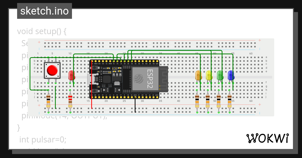 Segundo Proyecto Robo Wokwi Esp32 Stm32 Arduino Simulator 
