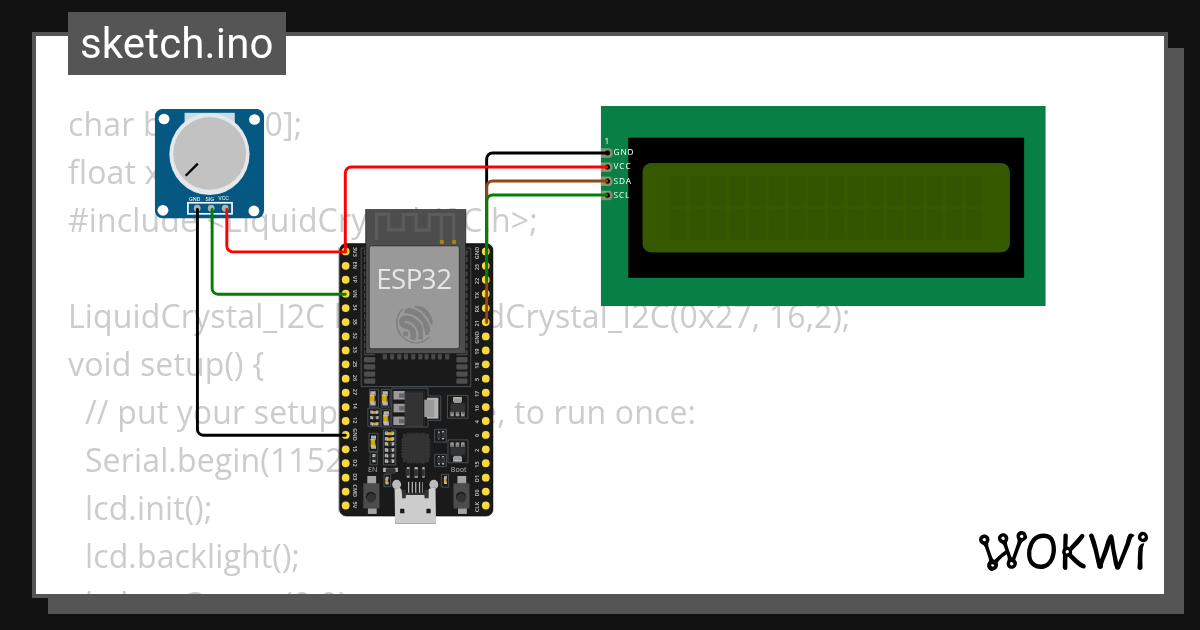 project4 - Wokwi ESP32, STM32, Arduino Simulator