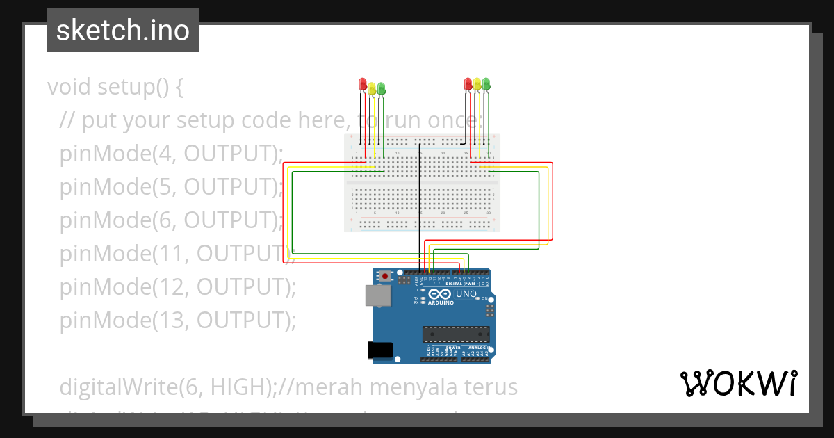 uptak 2 jalur - Wokwi ESP32, STM32, Arduino Simulator