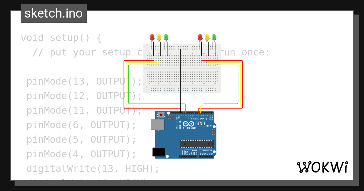 Lampumerah Wokwi Esp32 Stm32 Arduino Simulator 2131