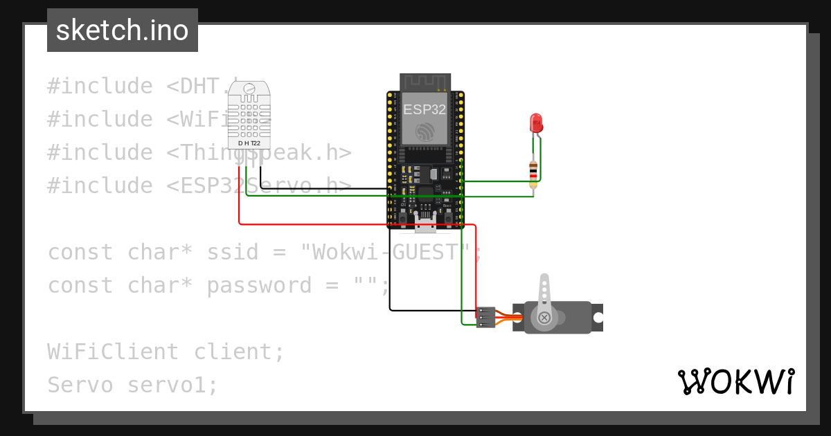 Servo Dht22 Wokwi Esp32 Stm32 Arduino Simulator 9277