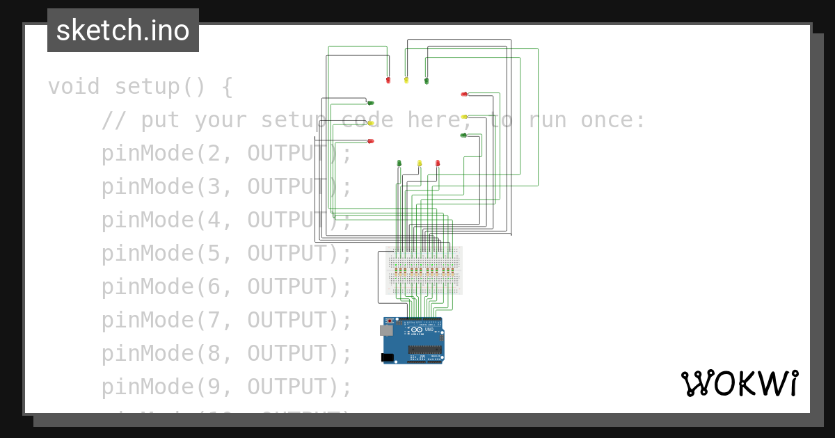Perempatan Wokwi Esp32 Stm32 Arduino Simulator 
