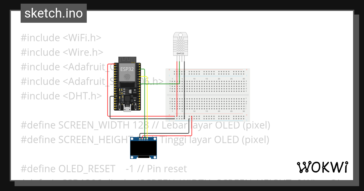 IoT1_Iqbal Hisbullah_Tugas P5 - Wokwi ESP32, STM32, Arduino Simulator