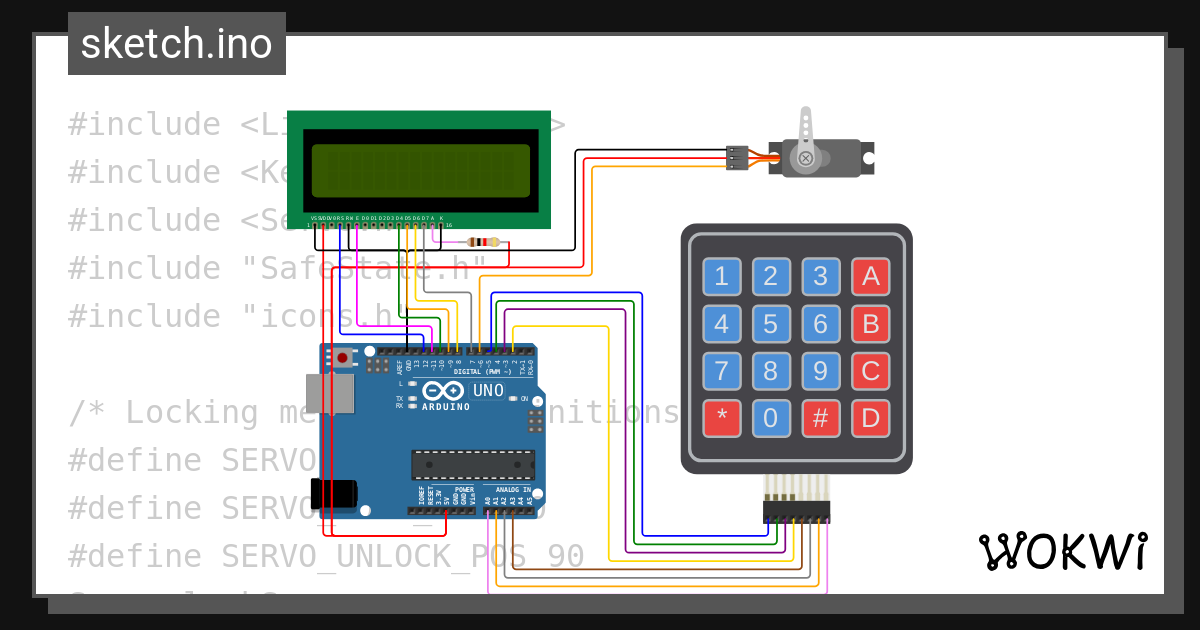 Beginner Practice Lockable Safe With Passcode Wokwi Esp32 Stm32 4265