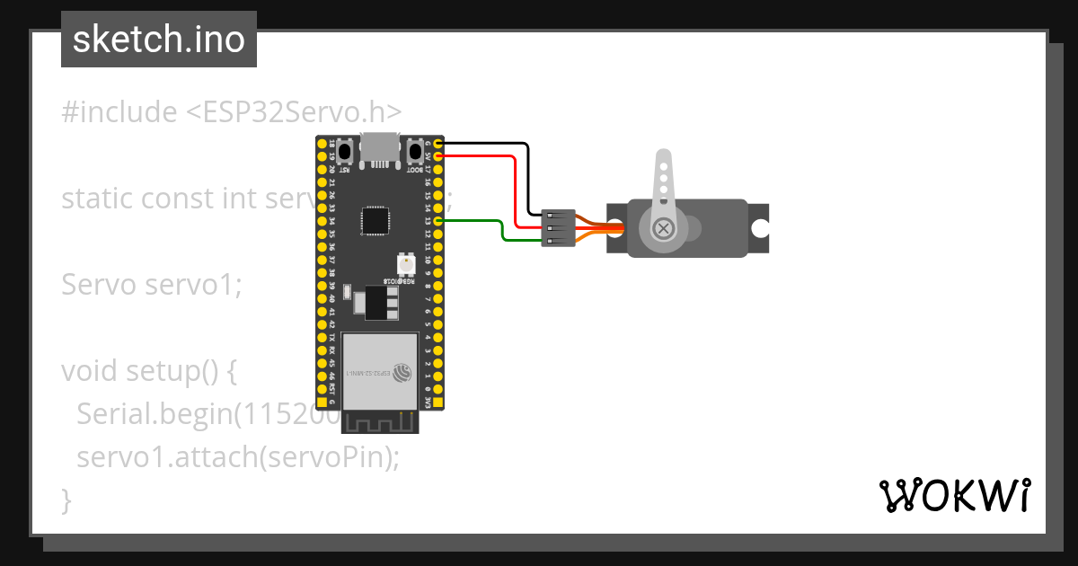 Esp32 Servo Wokwi Esp32 Stm32 Arduino Simulator 3833
