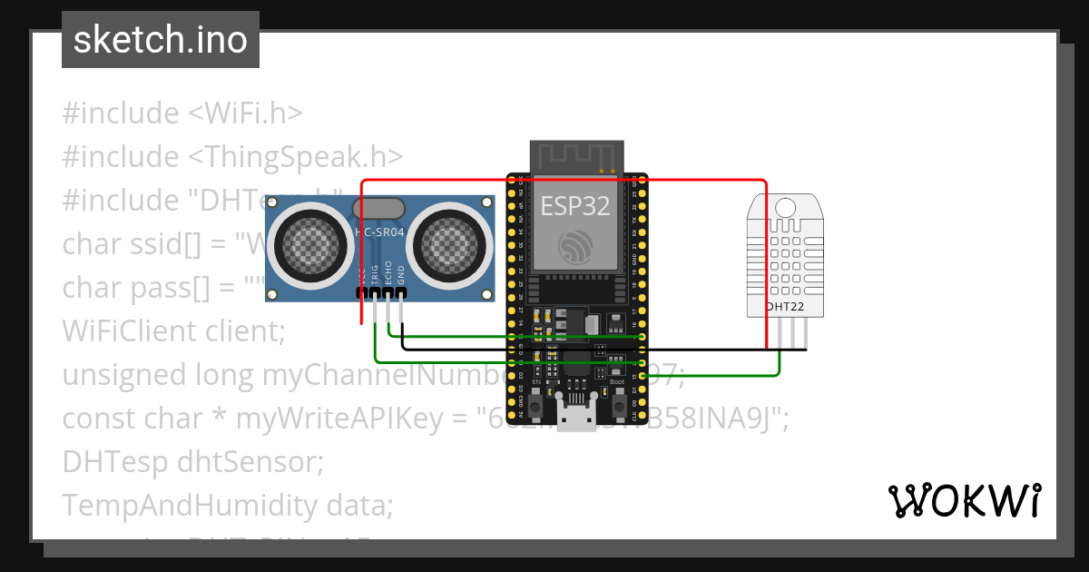 Writing Sensor Data In Cloud Wokwi Esp32 Stm32 Arduino Simulator 4575