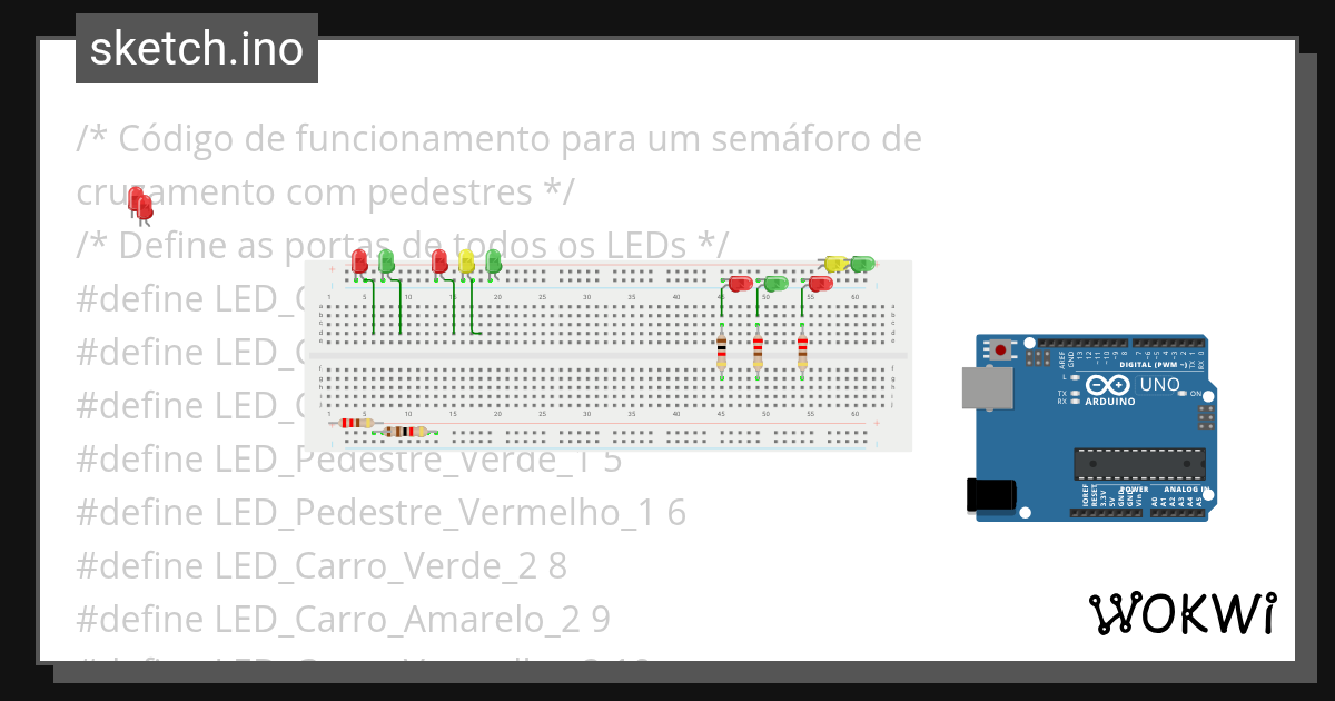 pé no saco - Wokwi ESP32, STM32, Arduino Simulator