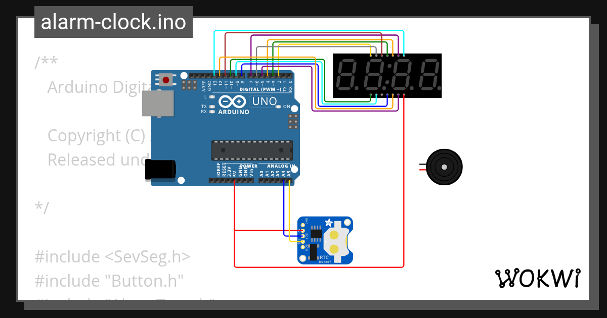 alarm-clock.ino Copy - Wokwi ESP32, STM32, Arduino Simulator
