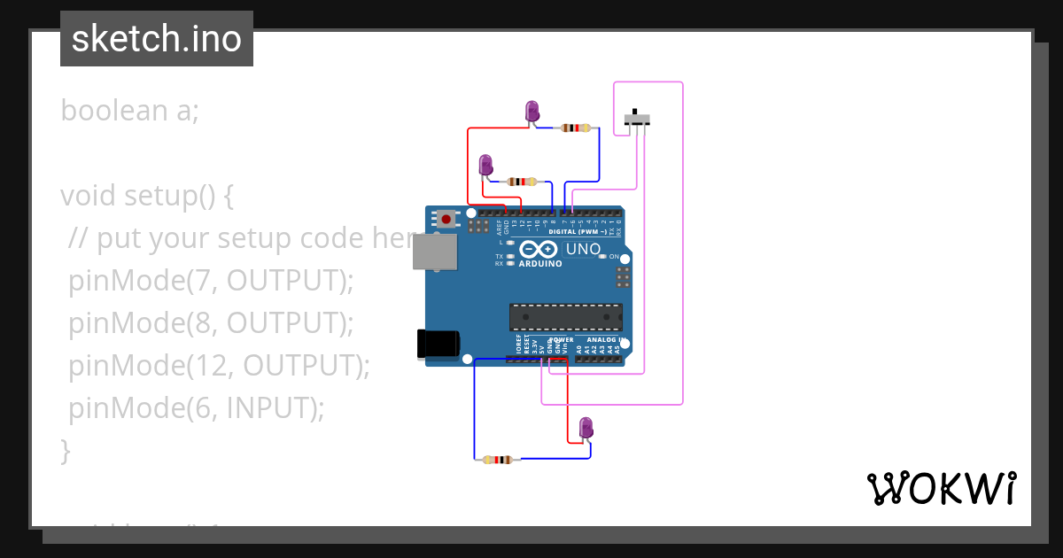 Switch Wokwi Esp32 Stm32 Arduino Simulator 