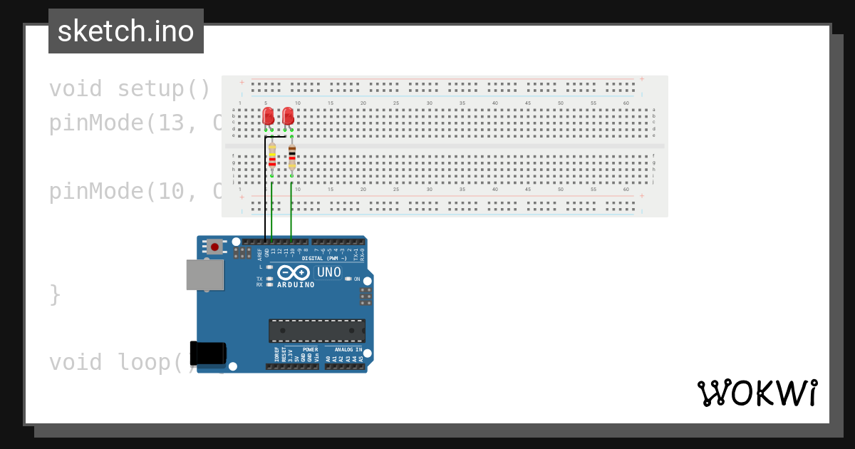 Yamıp Sönen Devre 2 Wokwi Esp32 Stm32 Arduino Simulator