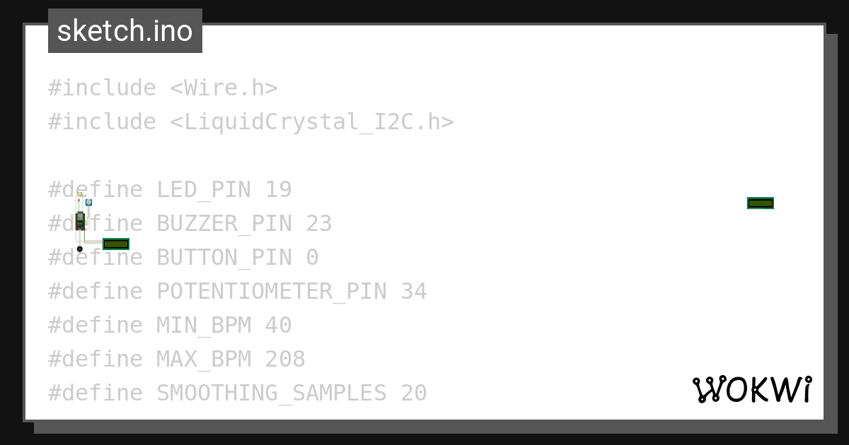 Metronome Wokwi Esp32 Stm32 Arduino Simulator