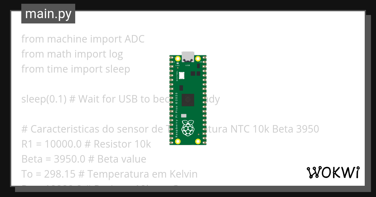 Vsensor E Temperatura Wokwi Esp32 Stm32 Arduino Simulator 