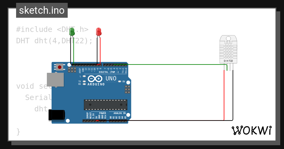 Alat Suhu Dan Kelembaban Dea Wokwi Esp32 Stm32 Arduino Simulator 1910