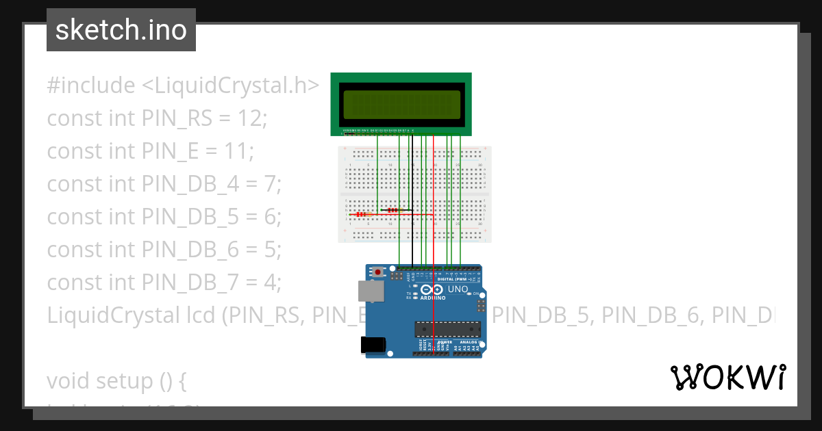 Tugas pribadi lcd - Wokwi ESP32, STM32, Arduino Simulator