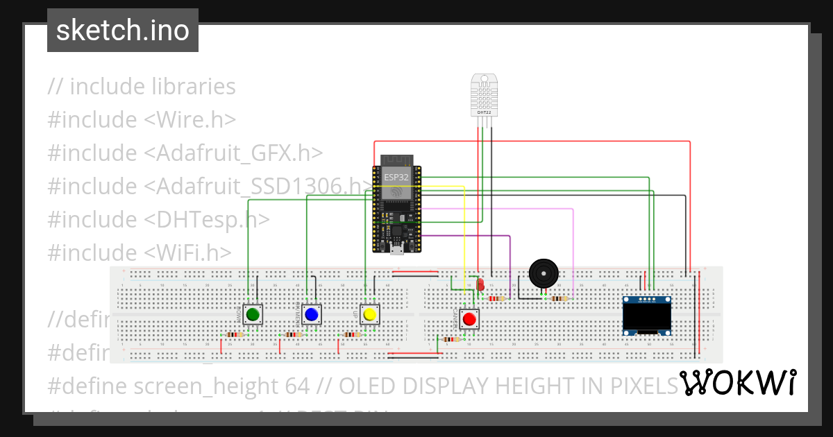 Time from Wifi - Wokwi ESP32, STM32, Arduino Simulator