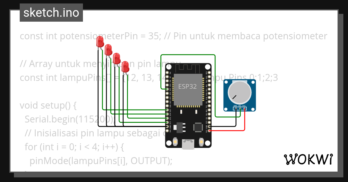 Array Function Anung - Wokwi ESP32, STM32, Arduino Simulator