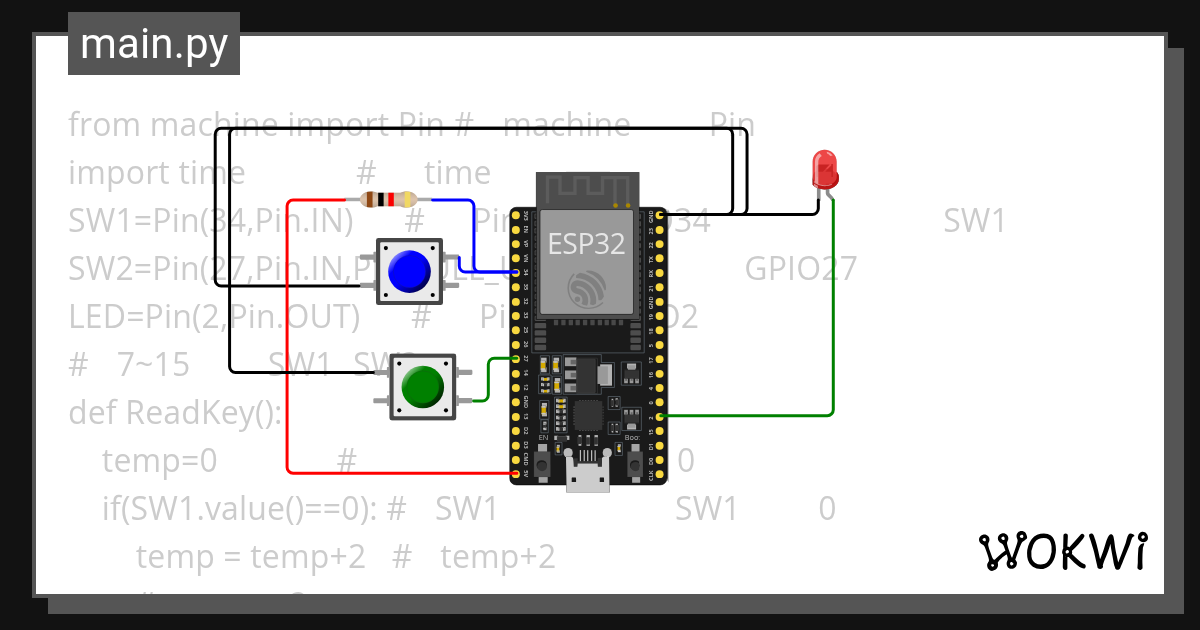 Lab 1-1 - Wokwi ESP32, STM32, Arduino Simulator