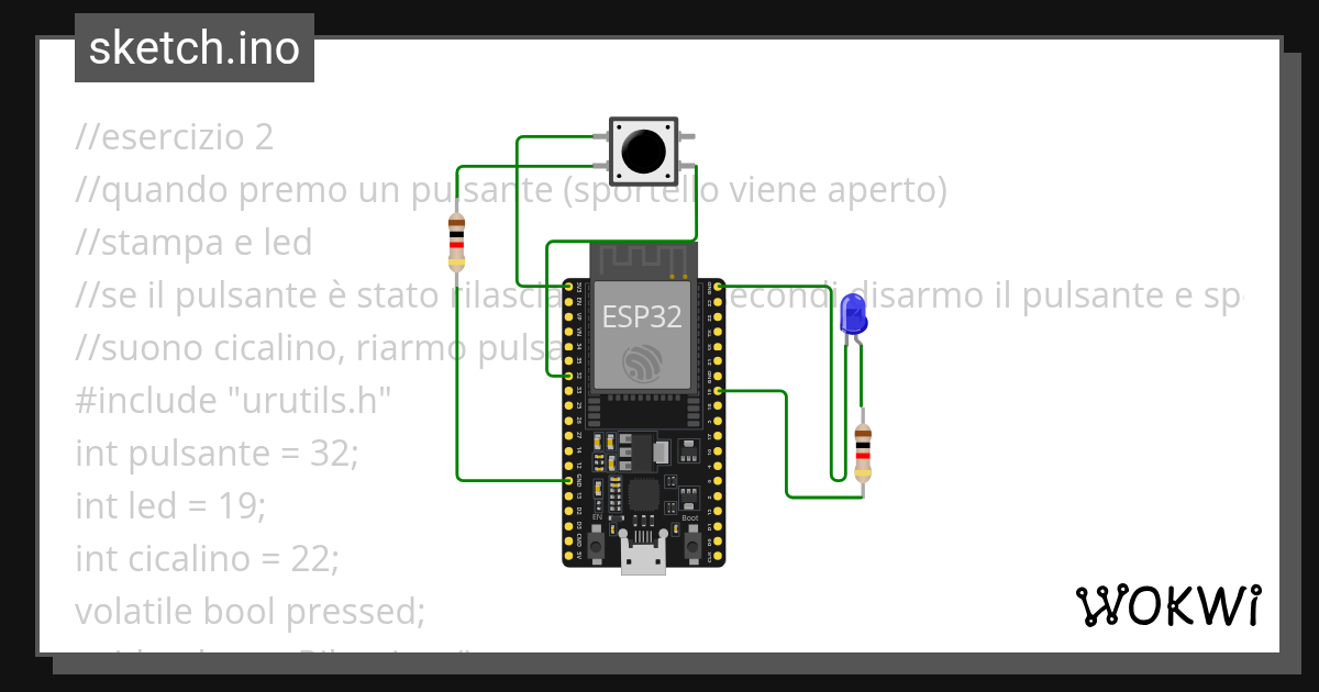 esrcizio 2 mendola - Wokwi ESP32, STM32, Arduino Simulator