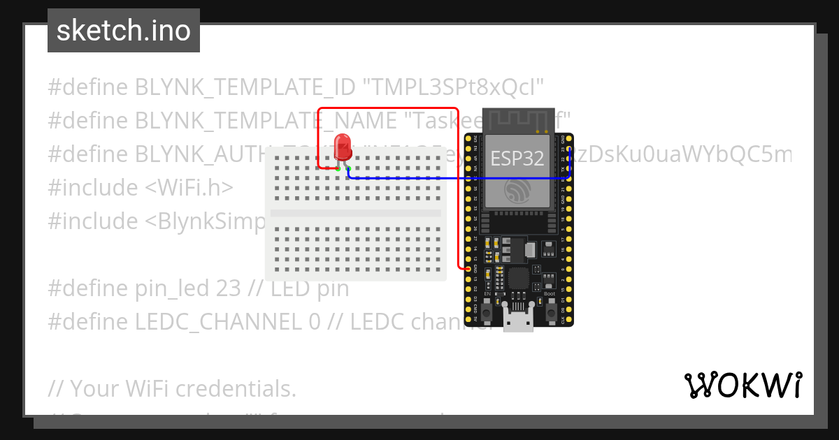 Led Control Blynk Copy 2 Wokwi Esp32 Stm32 Arduino Simulator 3140