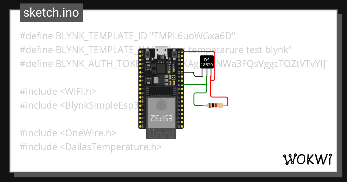 Temperature Sensor Esp 32 Test Wokwi Esp32 Stm32 Arduino Simulator