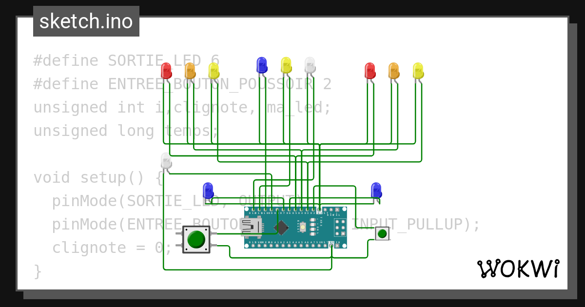 Code Cligno Wokwi Esp32 Stm32 Arduino Simulator