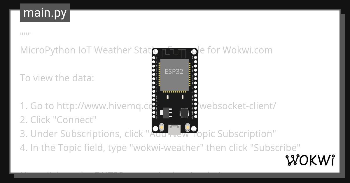 Exemplo MQTT Copy - Wokwi ESP32, STM32, Arduino Simulator