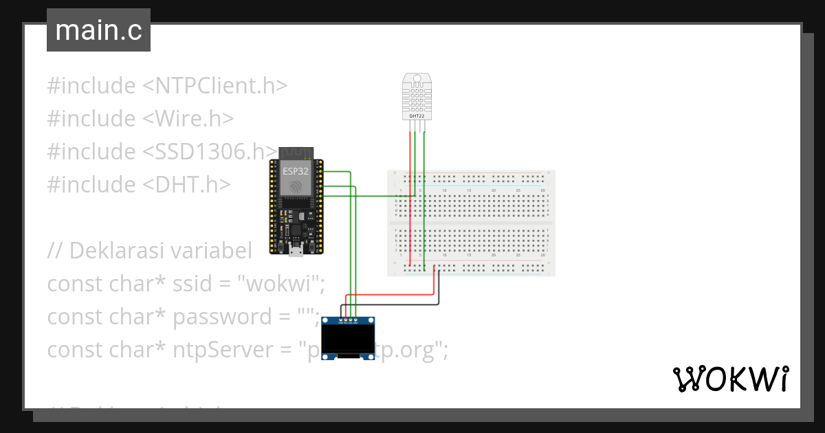 tugas - Wokwi ESP32, STM32, Arduino Simulator