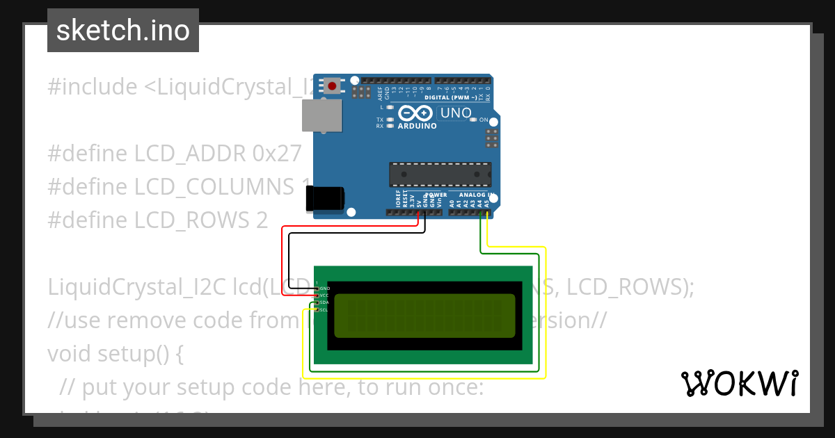 How to write LCD (Loop & not Loop) - Wokwi ESP32, STM32, Arduino Simulator